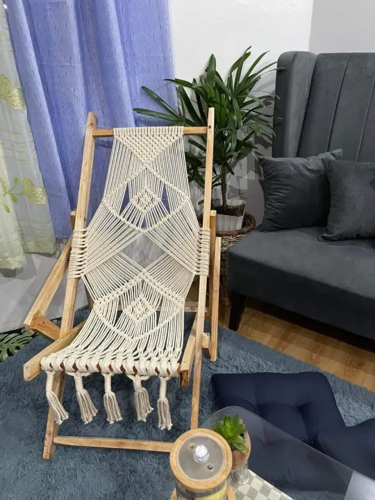 Macrame Folding Chairs (LOR Design) | Lazada PH