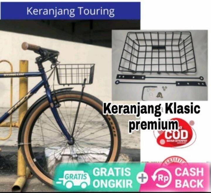 Keranjang sepeda Lipat MTB dan minion+ Bracketnya | Lazada Indonesia