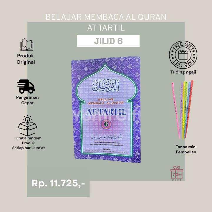 AT TARTIL JILID 6 [Buku Belajar Membaca Al-Qur’an] | Lazada Indonesia