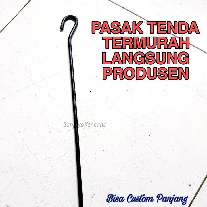 Pasak Patok Tenda Besi 6mm Padat Kuat | Lazada Indonesia