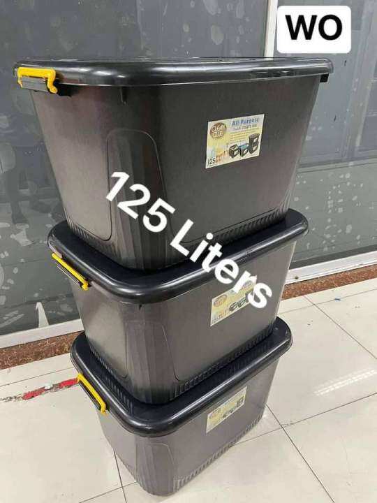 125 LITERS STORAGE BOX Big Storage Box | Lazada PH