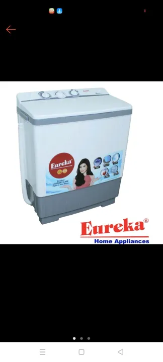 Eureka EWM-650D Eco Friendly Twin Tub Washing Machine With Dryer ...