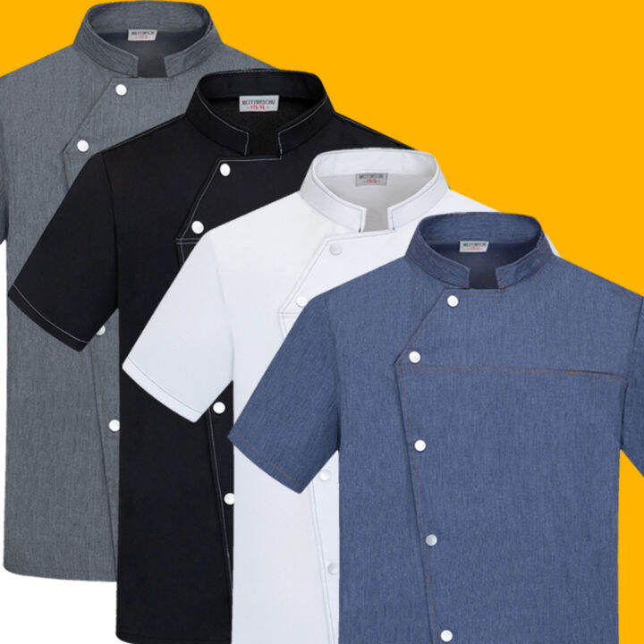 [On Sale]Chefs Uniform for Men and Women Chef Uniform Breathable ...