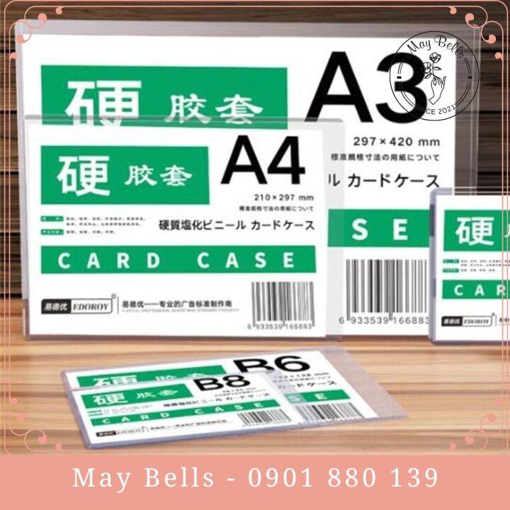 Bìa Card Case đựng tài liệu, Bìa PVC kích thước A5, A4, A3 | Lazada.vn