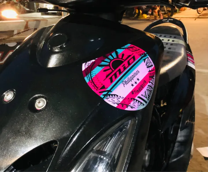 Mio Sporty/soulty Front Decals (find ur trip design) | Lazada PH