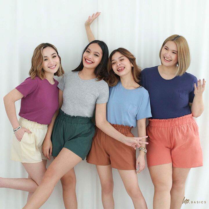HTP Basics Linen shorts | Lazada PH