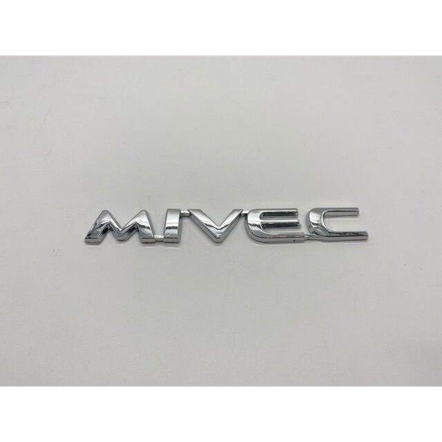 Mitsubishi MIVEC Wording Logo Emblem Badge Chrome Proton Wira Evo ...