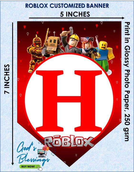 ROBLOX BIRTHDAY BANNER (1Set) | R051 | Lazada PH