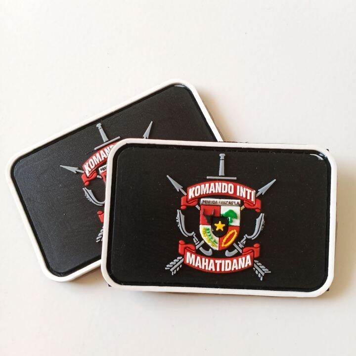 patch rubber LOGO PEMUDA PANCASILA/KOMANDO INTI/tempelan karet emblem ...