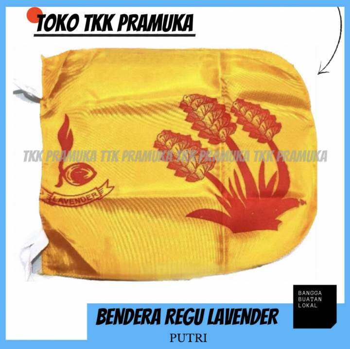 Bendera regu pramuka / Bendera regu putri lavender | Lazada Indonesia