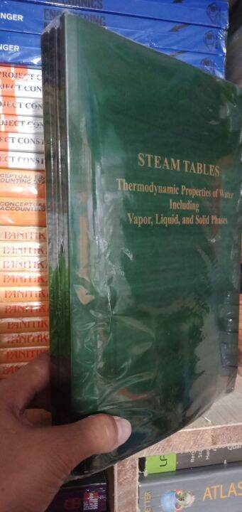 Steam Tables Thermodynamic Properties Of water including Vapor, Liquid ...