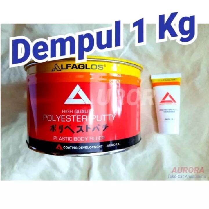 DEMPUL ALFAGLOS 1Kg / ALF Alfa Glos 1 Kg Kilo Kilogram 2 komponen ...