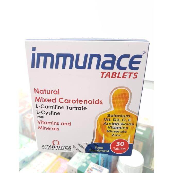 Immunace tablet untuk meningkatkan imun tubuh per box 30 tablet ...