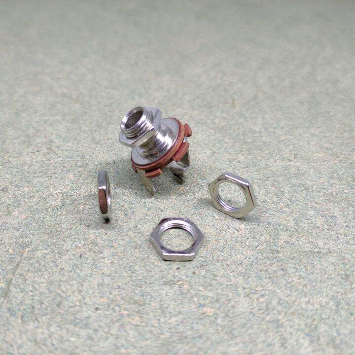 Mur Nut Soket Female Jack Input Output Gitar Bass Instrument | Lazada ...
