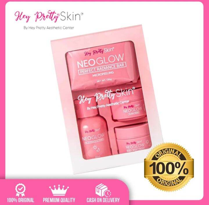 NEO GLOW BY HEY PRETTY SKIN REJUVE SET | Lazada PH