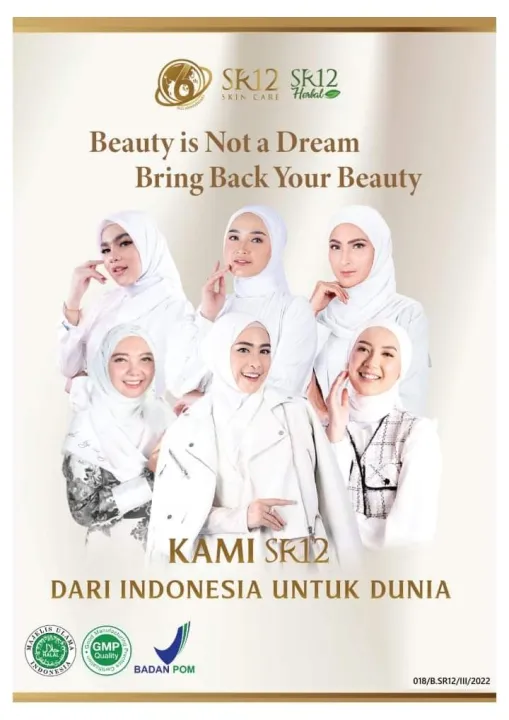 BROSUR SR12 Herbal Skincare BPOM ori / Daftar harga pusat SR12 / Keterangan produk SR12 | Lazada ...