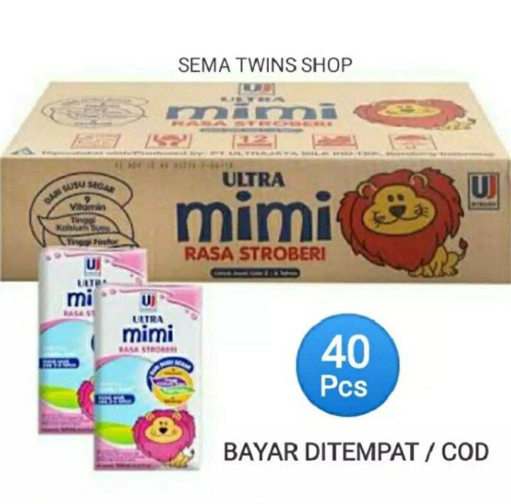 1 DUS - Susu ULTRA MIMI Coklat 125 ml 1 Karton 40 PCS | Lazada Indonesia