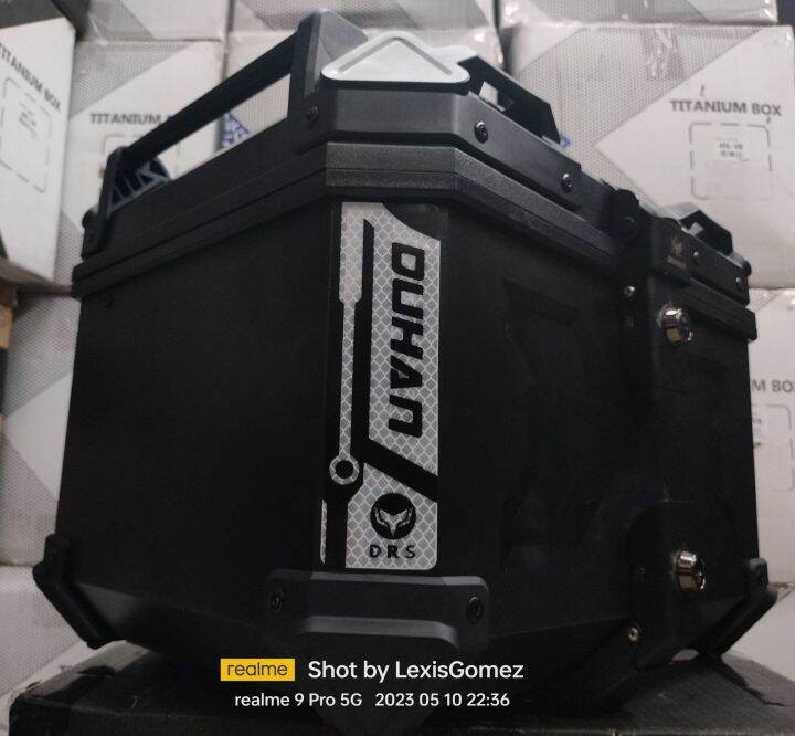 Duhan Hard Plastic Top Box 45 Liters with backRest | Lazada PH