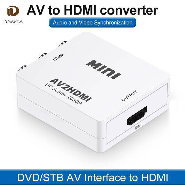RCA AV To HDMI Video Converter RCA to HDMI High Quality HD 1080P ...