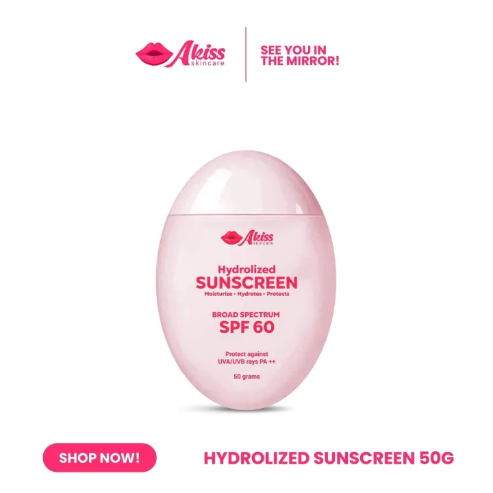 AKISS HYDROLIZED SUNSCREEN SPF 60 | Lazada PH