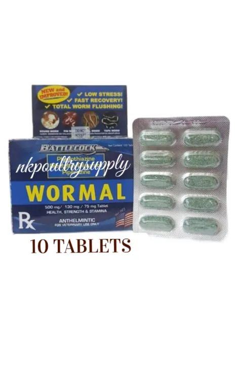 10 TABLETS WORMAL FOR GAMEFOWL | Lazada PH