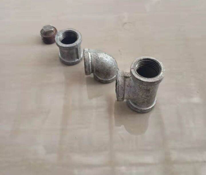 water gi pipe fittings,gi elbow1/2,tee,male adopter,plug,cap,coupling ...