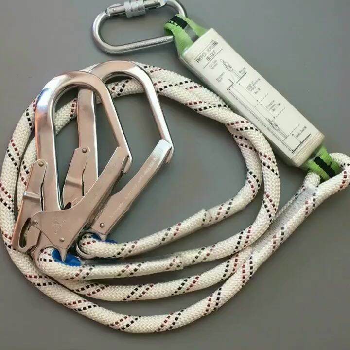 2m Safety Hook Dengan Absorber Lanyard Safety Double Big Hook Untuk ...