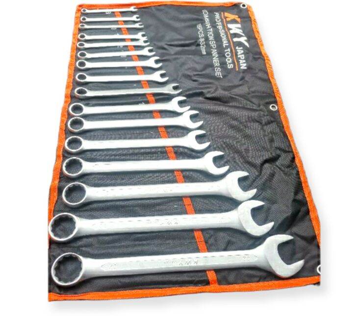 16pcs combination wrench set 8mm to 32mm original KWY JAPAN | Lazada PH