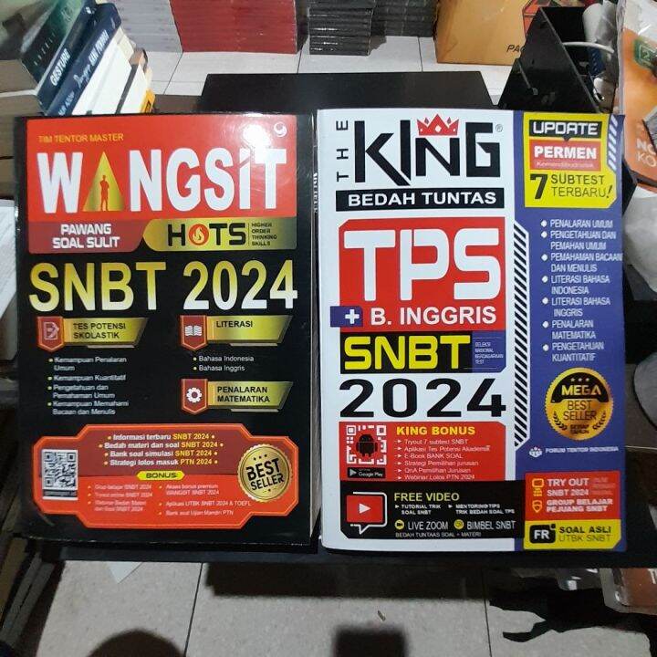 PAKET 2 BUKU / WANGSIT HOTS SNBT 2024 / THE KING SNBT 2024 | Lazada Indonesia