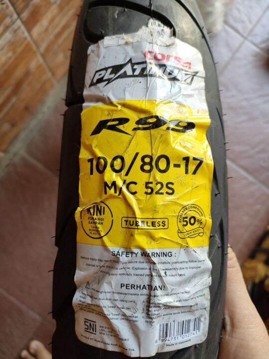 ban Corsa tubles 100/80 ring 17 Corsa r99 platinum | Lazada Indonesia