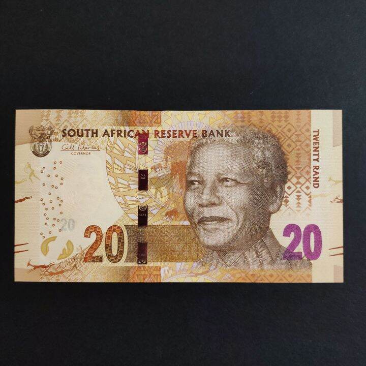 [ BANKNOTE ] SOUTH AFRICA 20 RAND BANKNOTE - NELSON MANDELA 2012 - UNC ...