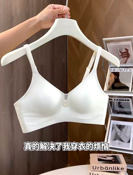 [Queen's Secret] Mesh stitching seamless underwear, women's small chest ...