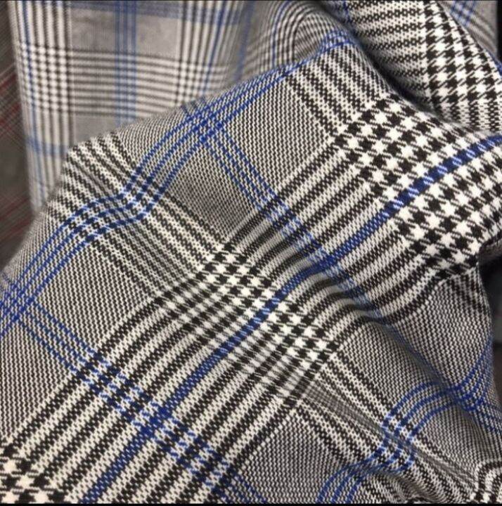 Kain Semi Wool Import/Semi Wool Motif/Bahan Blazer Jas | Lazada Indonesia