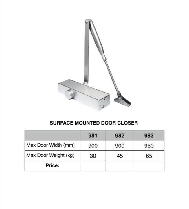 Door Closer Overhead Arm type Heavy Duty | Lazada PH