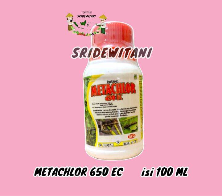 Insektisida METAKLOR METACHLOR 650SC isi 100 ML Pembasmi Hama ulat ...