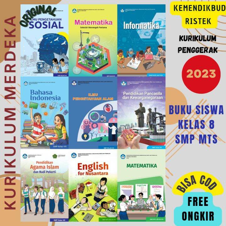 Buku Siswa Kelas 8 SMP MTs Kurikulum Merdeka Kurikulum Penggerak | Lazada Indonesia