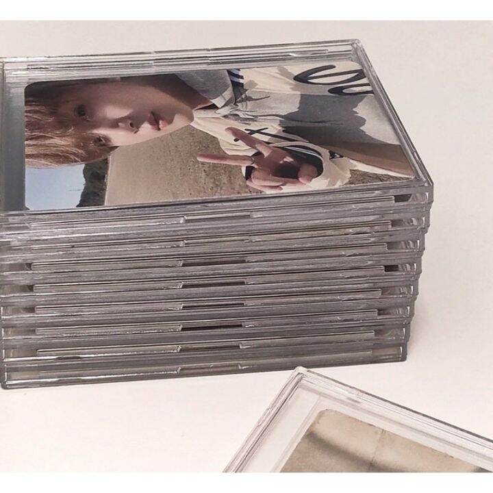 [ พร้อมส่ง💕] กล่องใส่การ์ด กรอบแข็งใส่การ์ด Card Protection UV กล่องCD ...