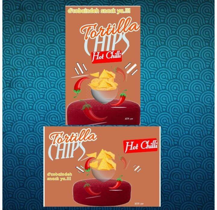 CETAK STICKER STIKER LABEL KEMASAN CEMILAN MAKANAN NAMA SENDIRI MURAH ...