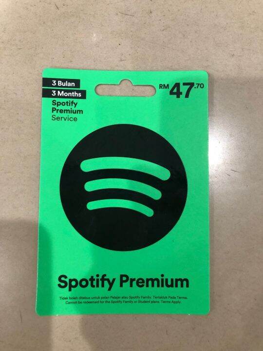 Spotify Gift Card 3 Months Subscription Spotify Premium Spotify 会员充值卡 ...