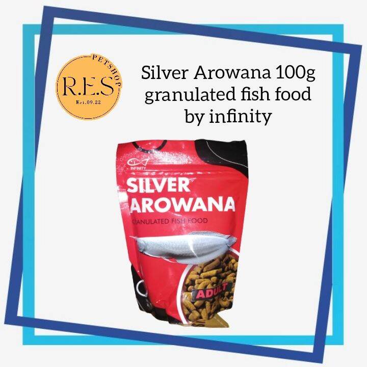 Aquarium fish Arowana fish food 100g granulated by infinity | Lazada PH
