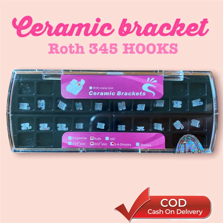 Ceramic bracket Roth 345 hooks | Lazada PH