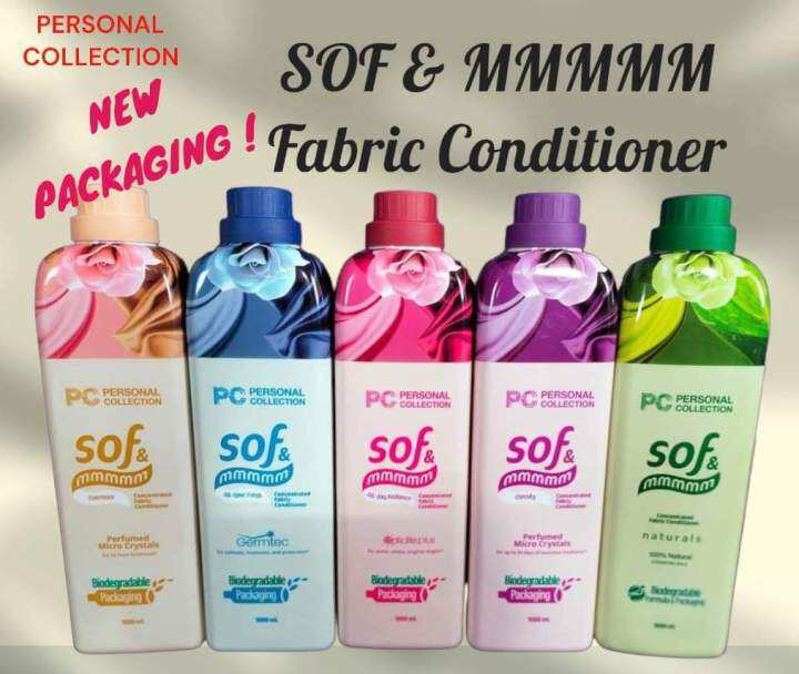 PC SOF MMM FABRIC CONDITIONER 1000ML ASSORTED 5PC (1 SET) | Lazada PH