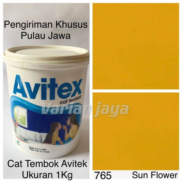 Cat Tembok Avitek 1kg Sun Flower Orange Avitex | Lazada Indonesia
