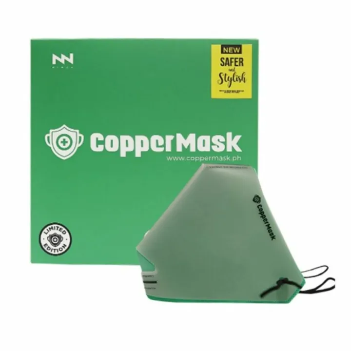 Coppermask v2.0 with Enclosed filter (JADE GREEN) | Lazada PH