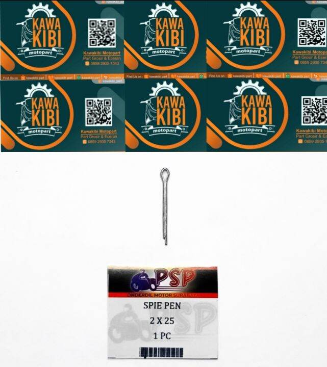 SPIE PEN 2 x 25 / Pengunci Mur Baut Universal (Harga Per 1 Biji ...