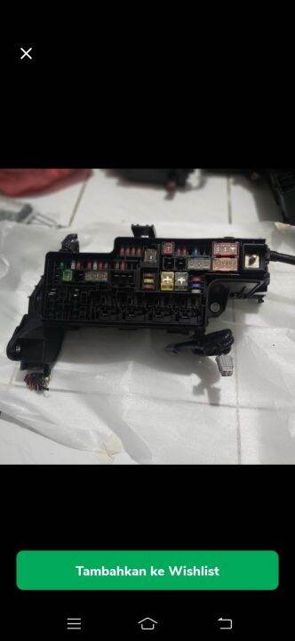 box fuse sekring label body Toyota Innova reborn Fortuner VRZ original ...