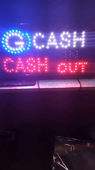 GCASH IN OUT LED DISPLAY BOARD SIGNAGE LED LIGHT ENERGY SAVING LIGHT ...