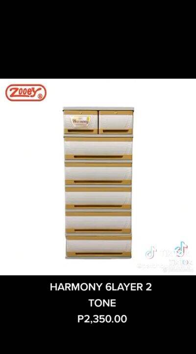 Zooey Harmony 6Layer Drawer 2022-H | Lazada PH