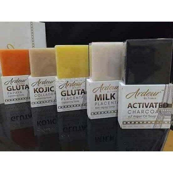 Ardeur De France Soap Gluta Kojic Activated Charcoal Gluta Placenta ...