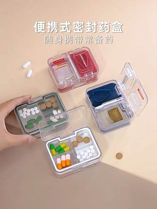 READY STOCK Pill Cutter Medicine Grinder Tablet Splitter Crusher ...